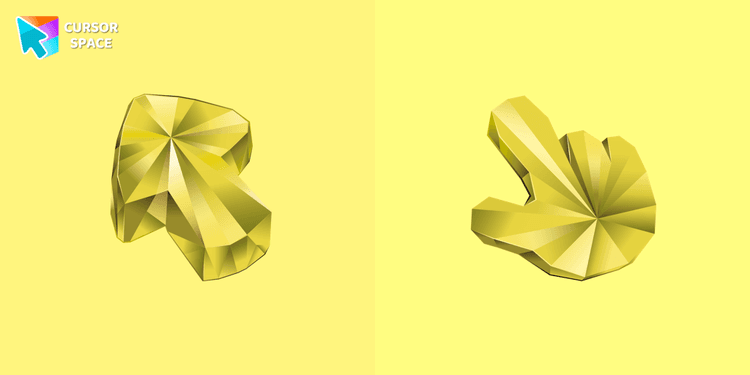 Custom Cursor Yellow Sapphire Texture - Cursor Pack | Cursor Space